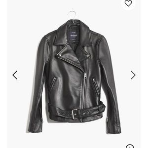 Madewell | Jackets & Coats | Nwt Madewell Ultimate Leather Motorcycle ...